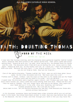 Prayer and Worship - All Hallows Catholic High School